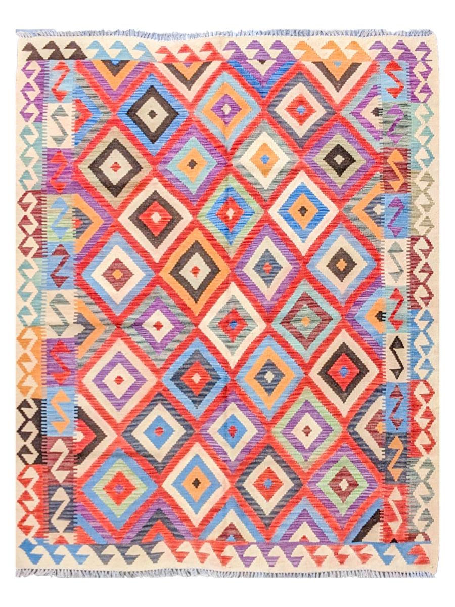 INSPIRED Hand Woven Afghan Chobi Kilim | Imam Carpet Co.