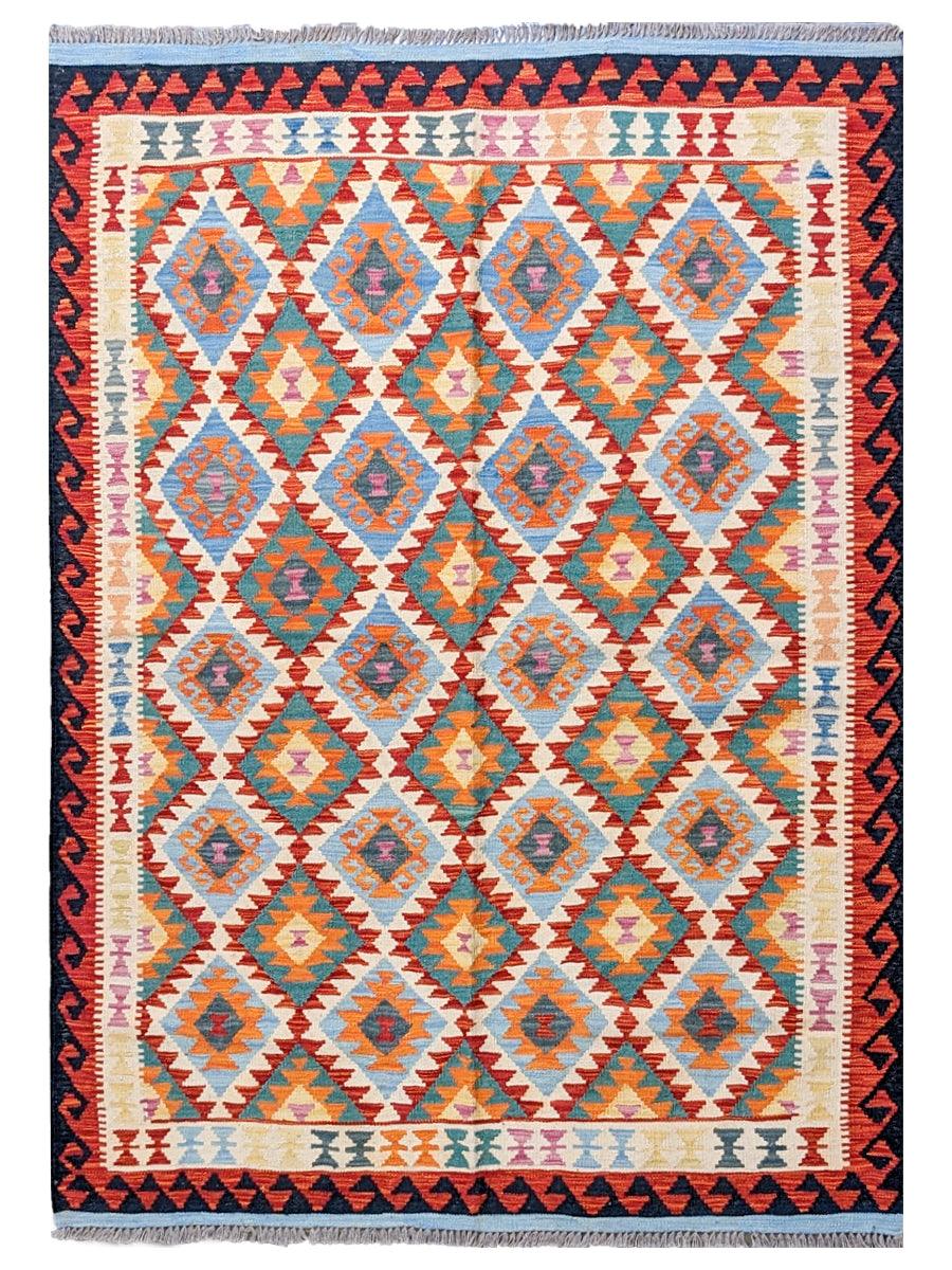 POMEGRANATE Hand Woven Afghan Chobi Kilim | Imam Carpet Co.